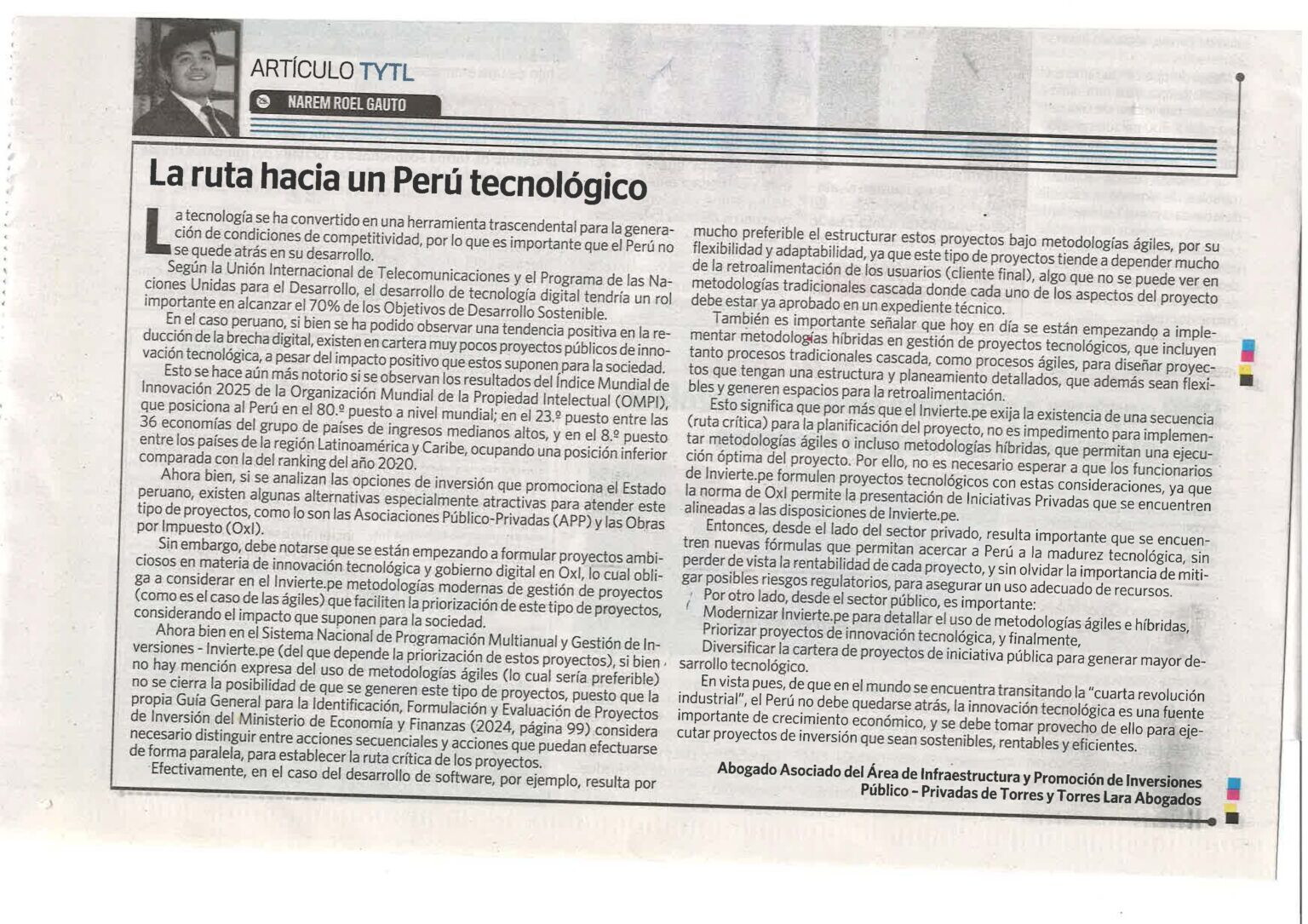 La ruta hacia un Perú tecnológico - TYTL