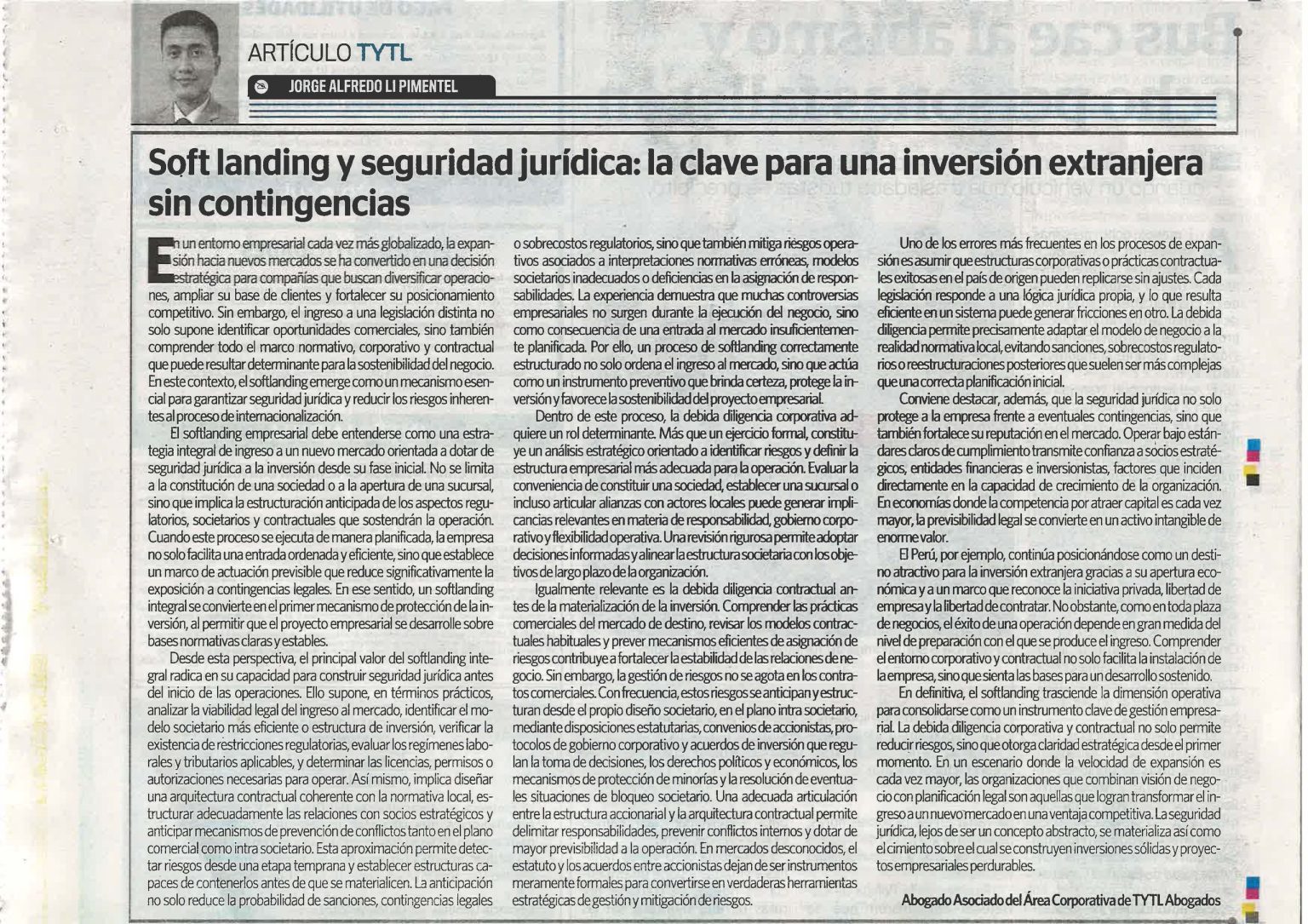Softlanding y Seguridad Jurídica: La clave para una inversión ...